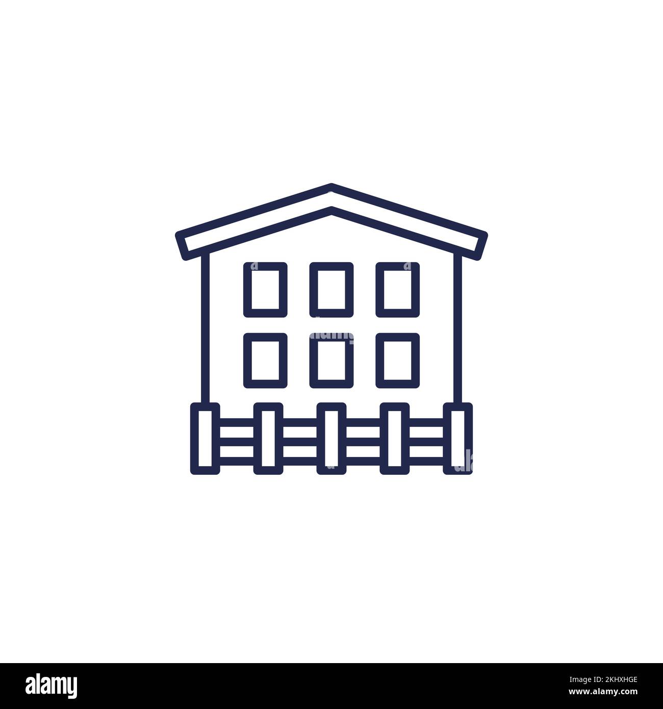 Small hotel Stock Vector Images - Alamy