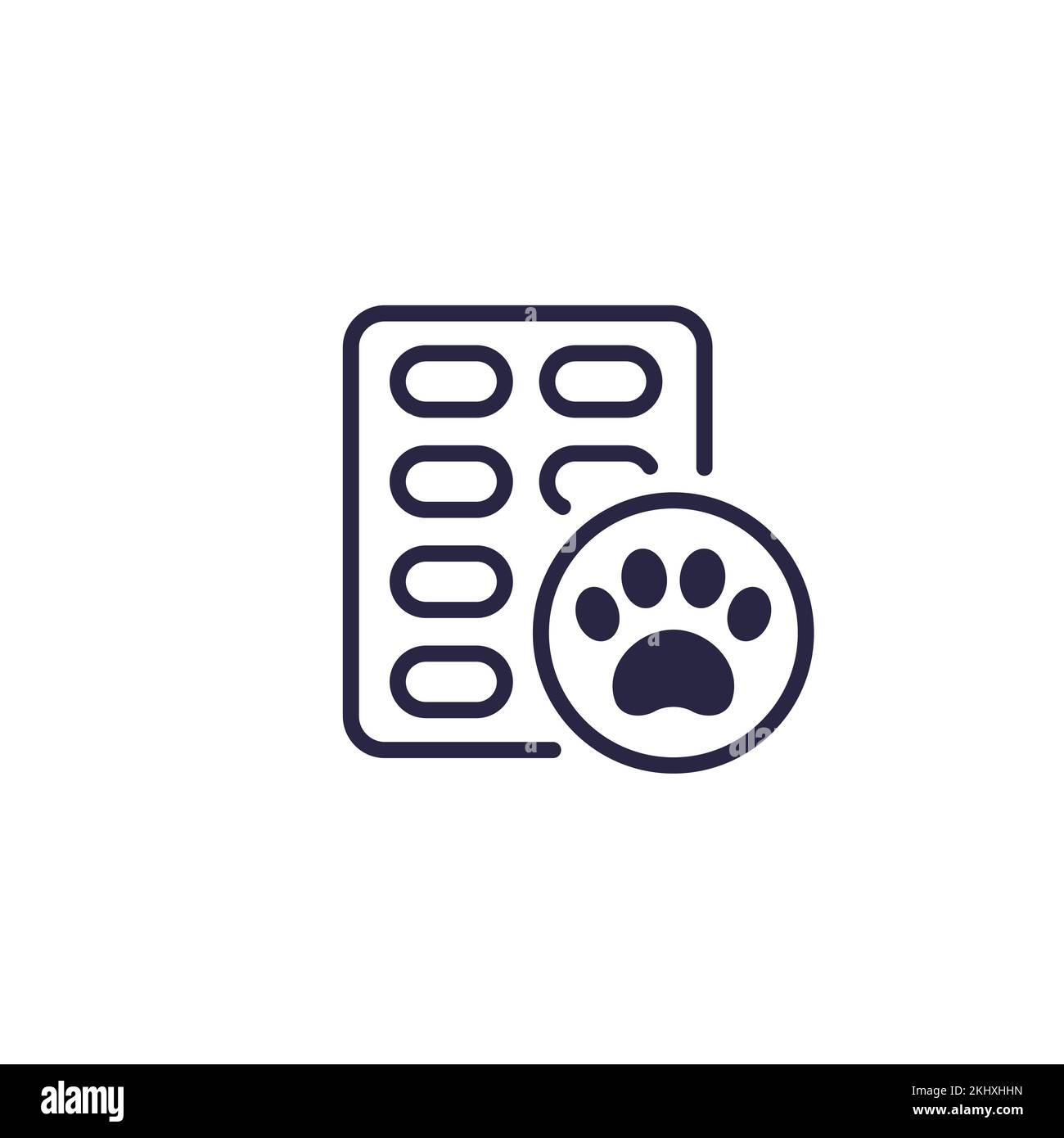 pills for pets icon on white Stock Vector Image & Art - Alamy