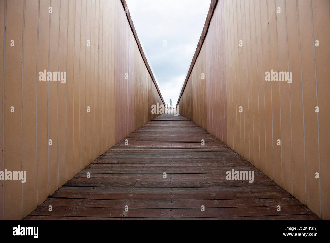 Exterior and interior art design of landmarks Pa San or Pasan wooden ...