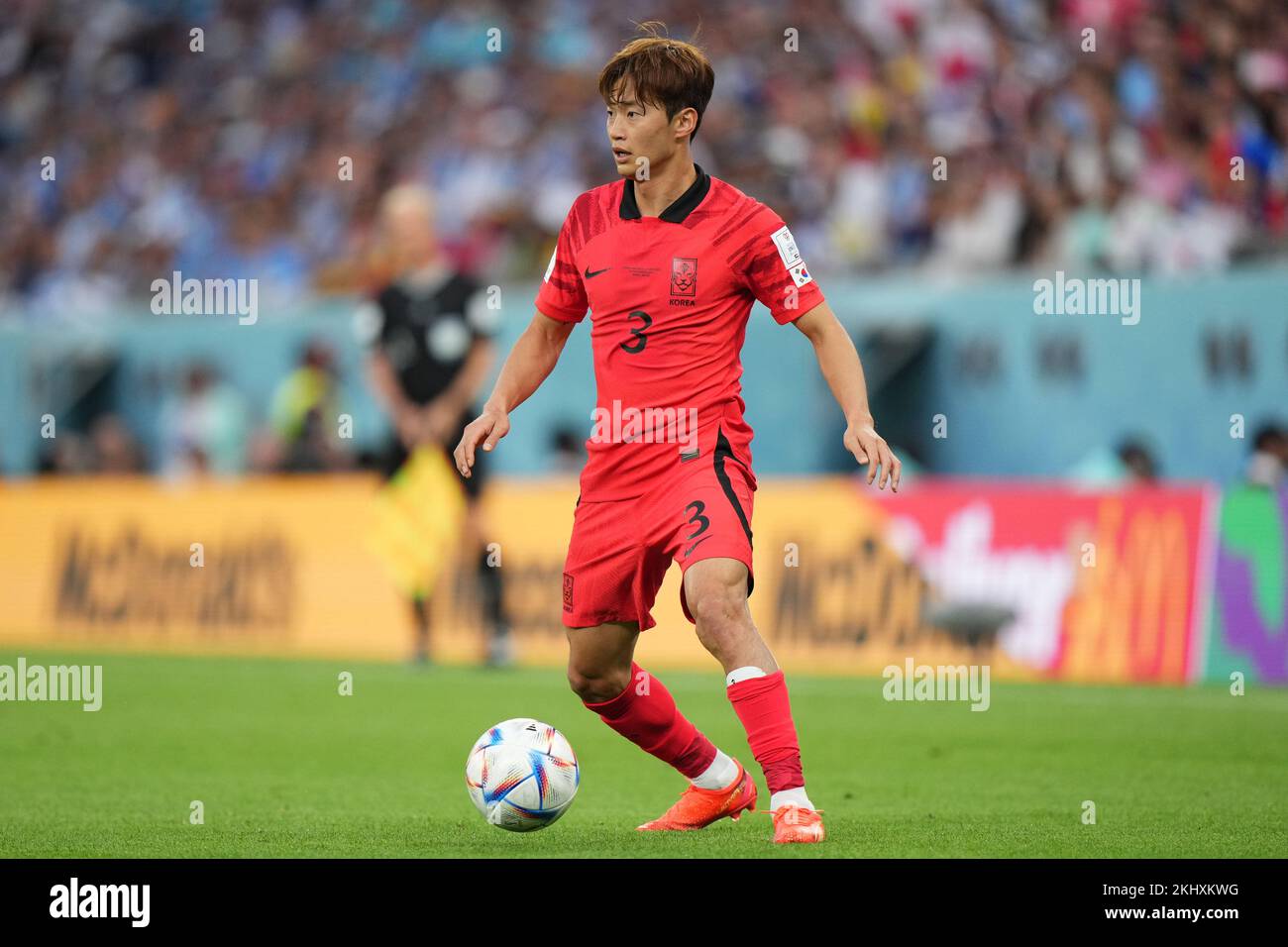 Kim Jinsu of Korea Republic during the Qatar 2022 World Cup match ...