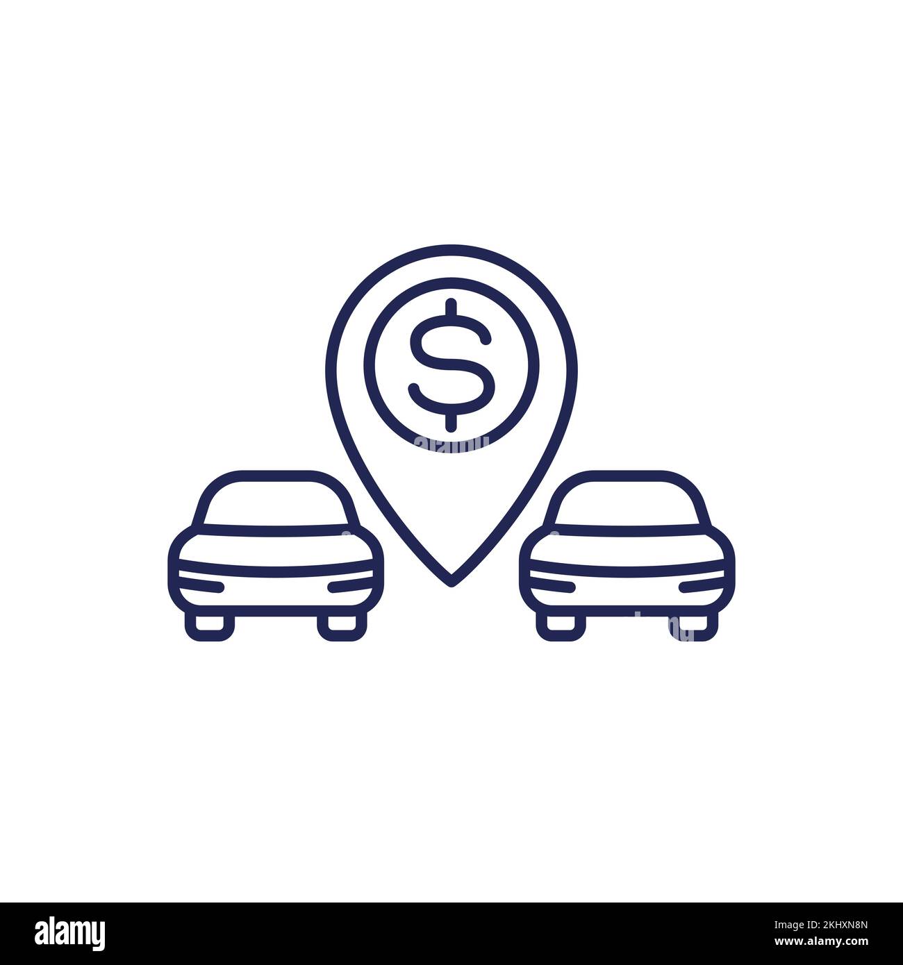 Sell car dealership line Stock Vector Images - Alamy