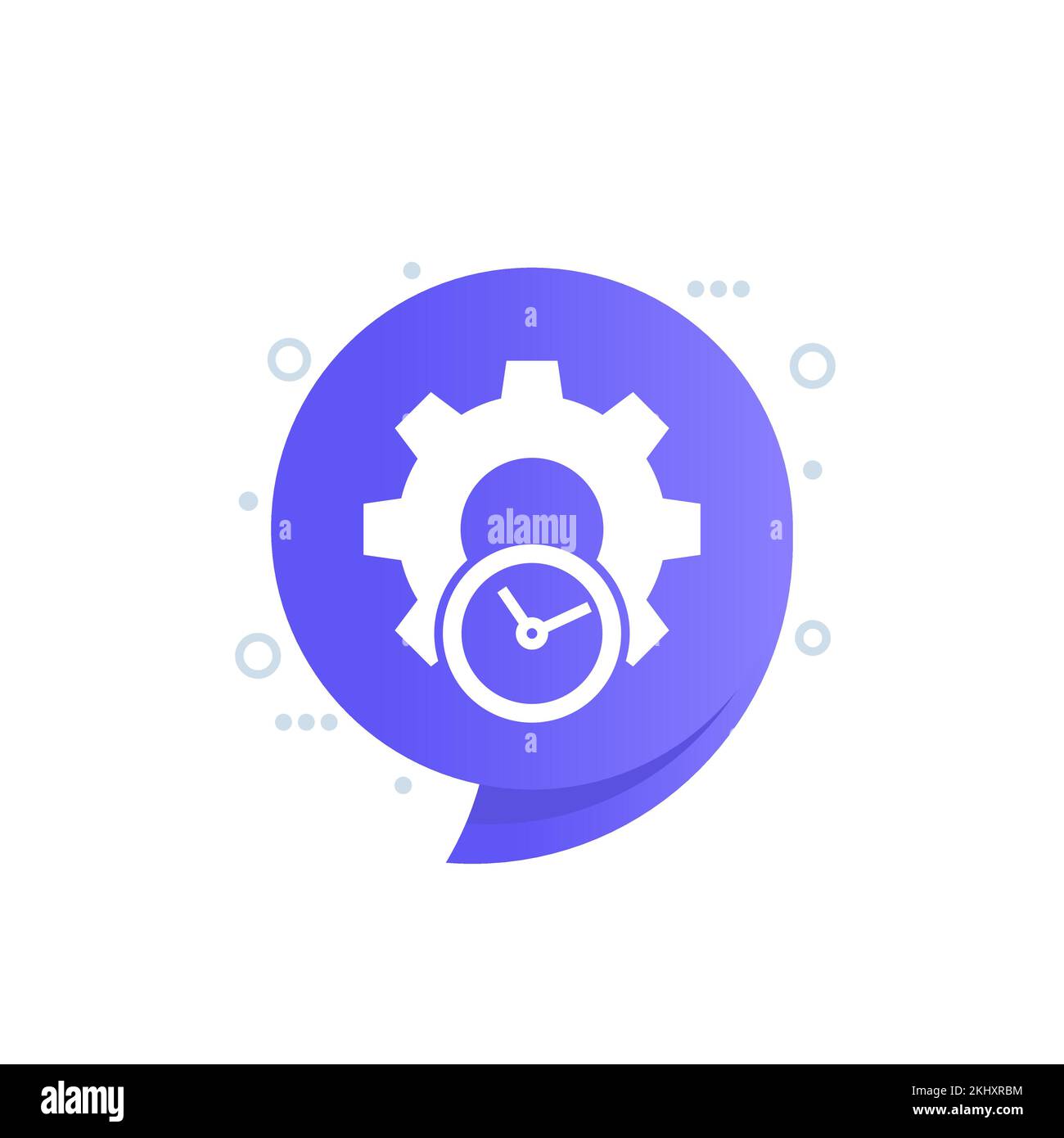 efficiency and efficient production vector icon Stock Vector Image ...