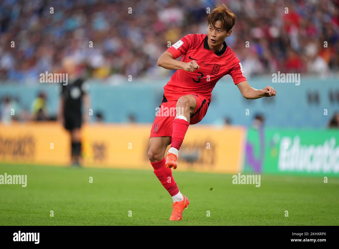 Kim Jinsu of Korea Republic during the Qatar 2022 World Cup match ...