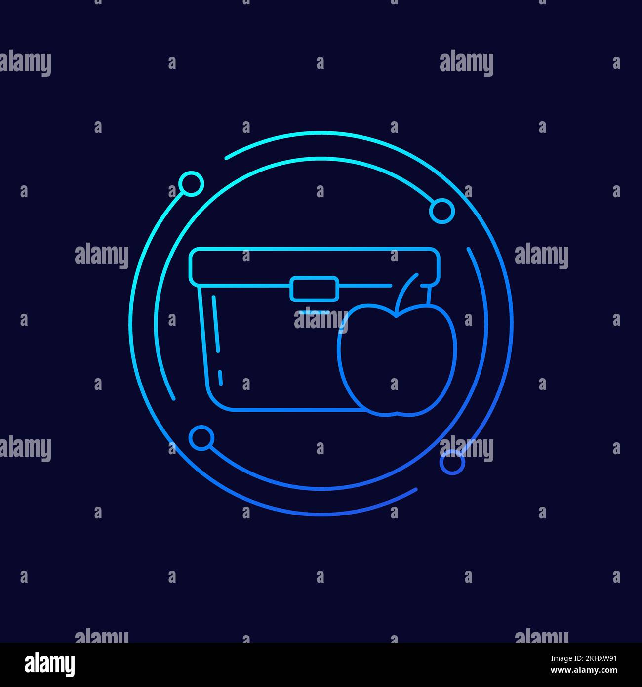 lunch box icon, liear vector Stock Vector Image & Art - Alamy lunch box icon, liear vector Stock Vector Image & Art - Alamy