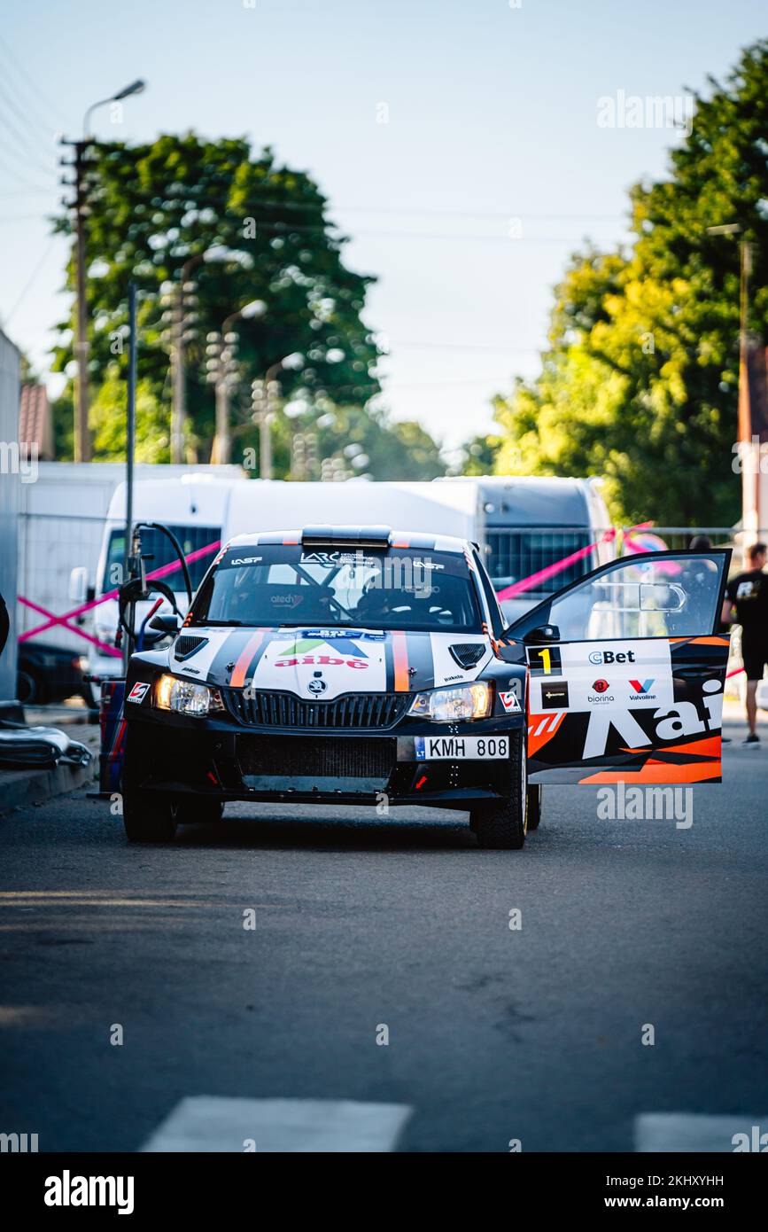 Rally Lithuania Rokiskis 2022 Stock Photo - Alamy