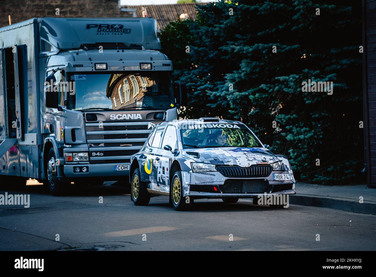 Rally Lithuania Rokiskis 2022 Stock Photo - Alamy