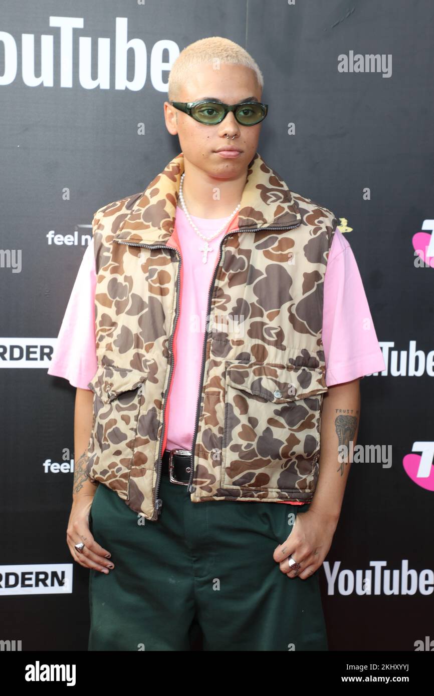 Sydney, Australia. 24th November 2022. Siala arrives on the red carpet ...