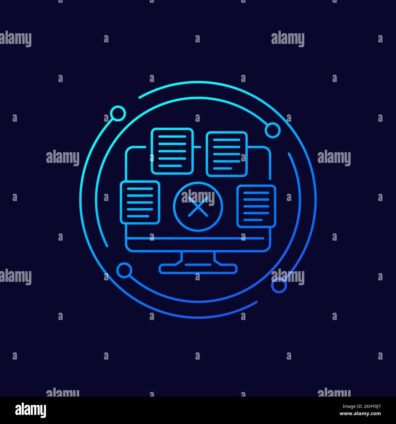 Erase documents Stock Vector Images - Alamy