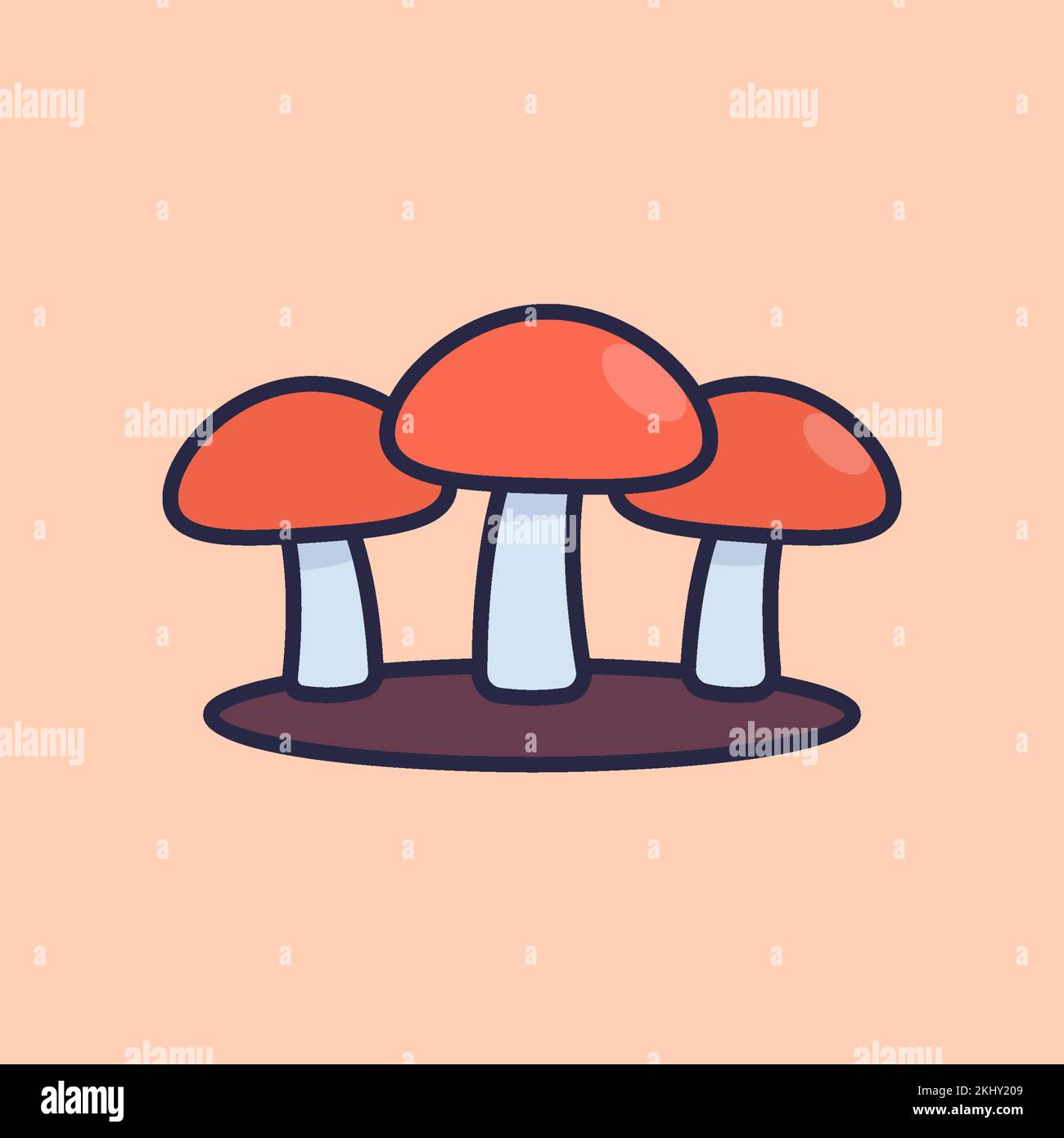 Fungus vector hi-res stock photography and images - Alamy