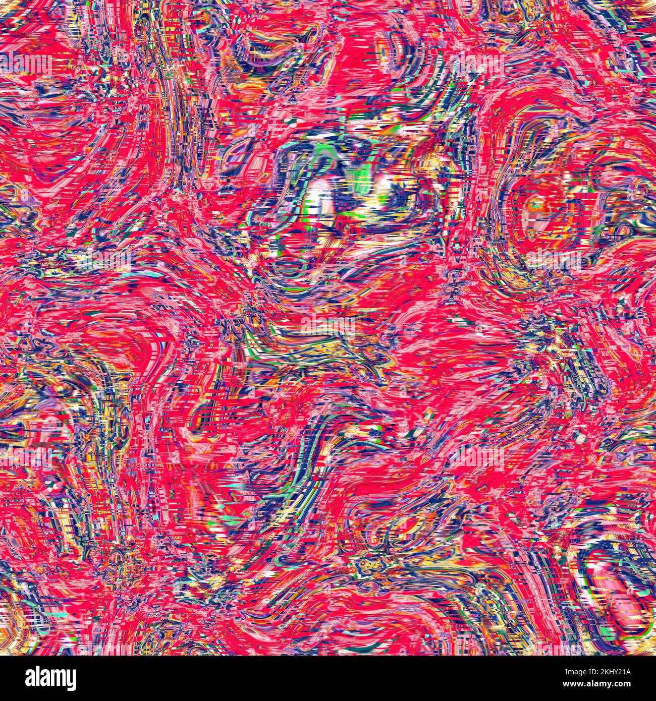 Vibrant pink distortion pattern. Bright colorful kitsch wallpaper for ...