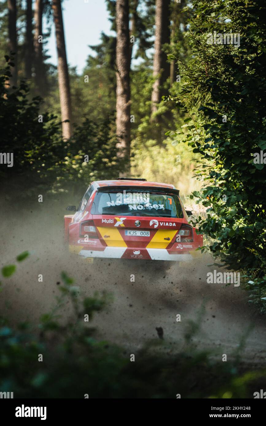 Rally Lithuania Rokiskis 2022 Stock Photo - Alamy