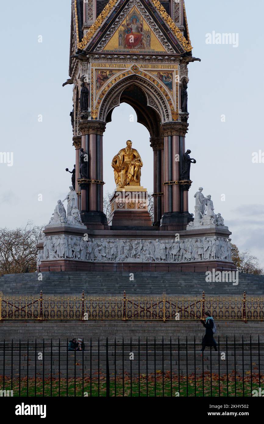 The Albert Memorial in Kensington Gardens, London Stock Photo - Alamy