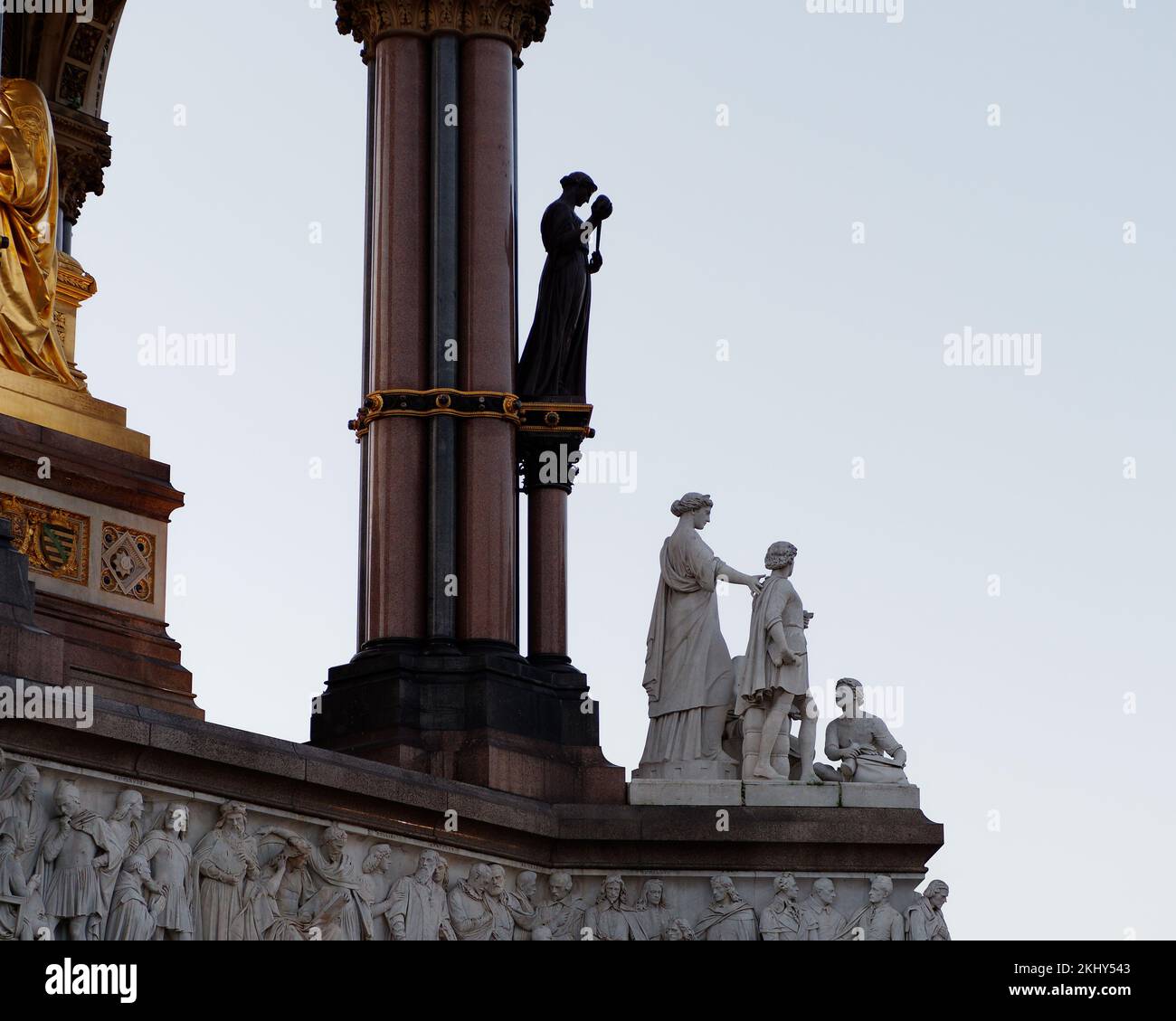 The Albert Memorial in Kensington Gardens, London Stock Photo - Alamy