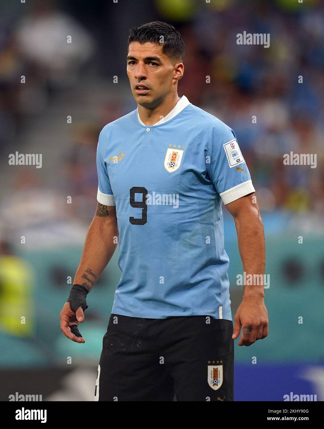 Uruguay's Luis Suarez during the FIFA World Cup Group H match at the ...