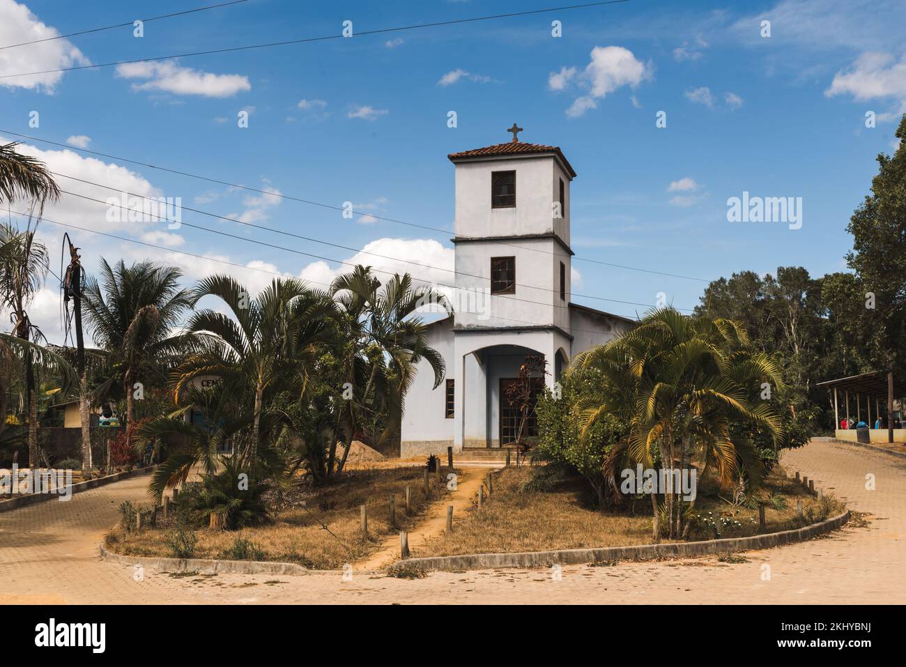Catholic Church in Small Town of Santa Leopoldina Municipality in ...