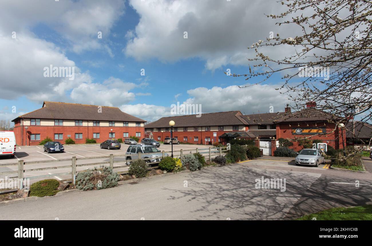 Travelodge, M5 services, Exeter, EX2 7HF Stock Photo - Alamy
