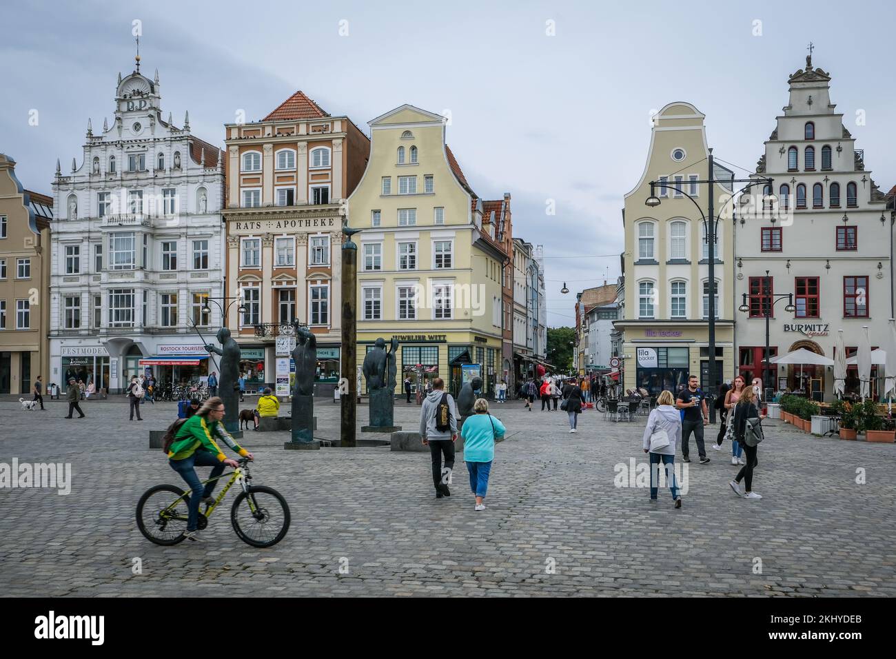 Rostock, Mecklenburg-Vorpommern, Germany - Neuer Markt with ...
