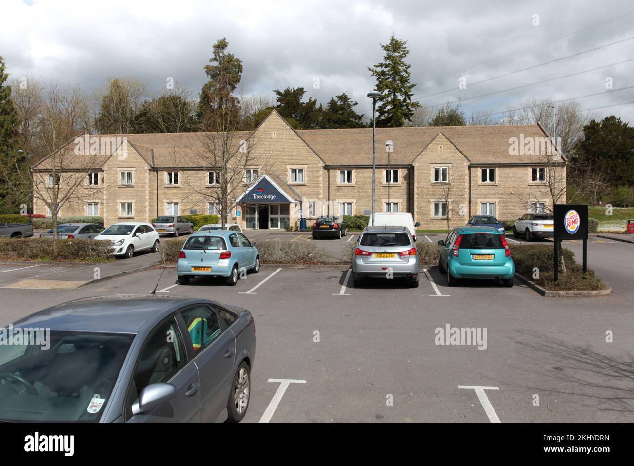 Travelodge and Little Chef/Burger King, Cirencester Stock Photo - Alamy