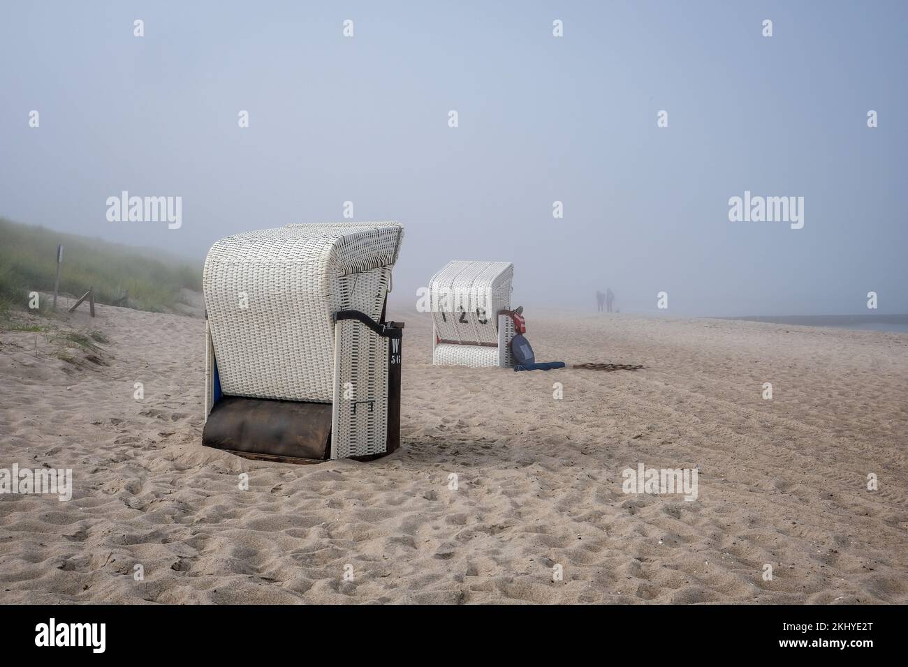 Graal-Mueritz, Mecklenburg-Western Pomerania, Germany - Beach beacons ...