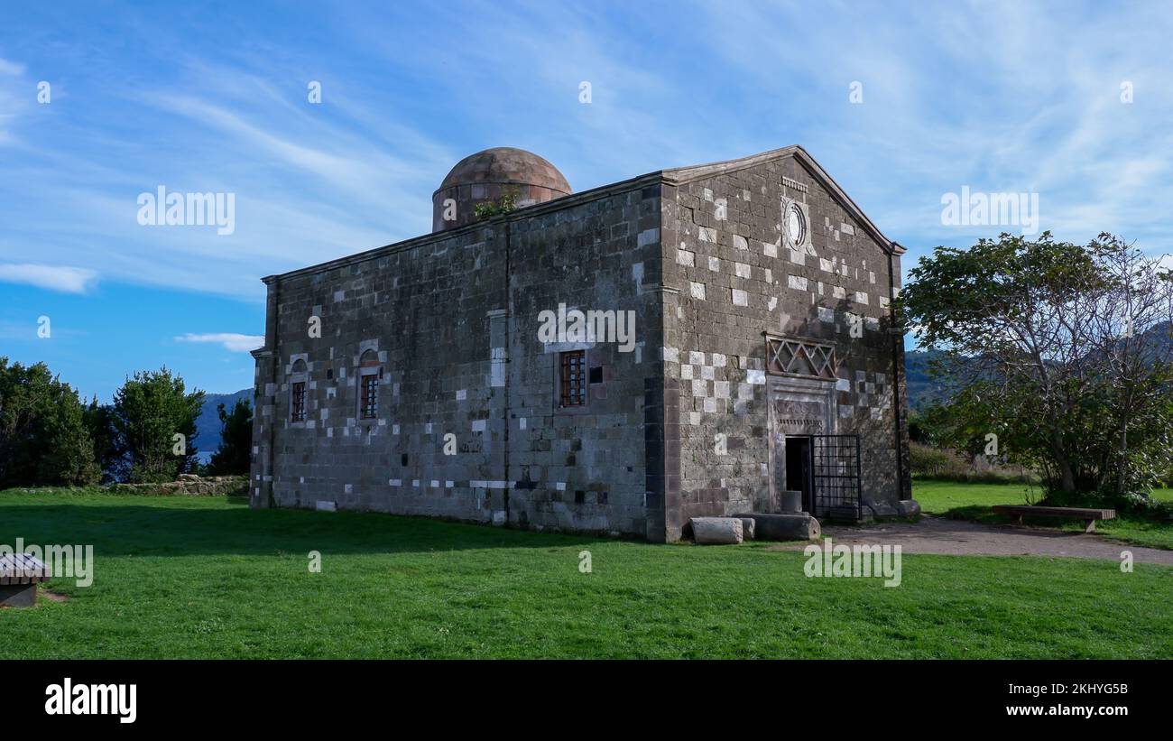 View of Jason Church, Yason Burnu, Persembe, Ordu, Turkey Stock Photo ...
