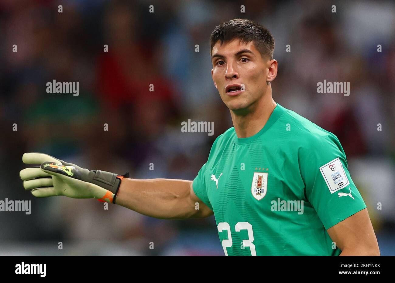 Ar Rayyan, Qatar. 24th Nov, 2022. Sergio Rochet of Uruguay during the ...