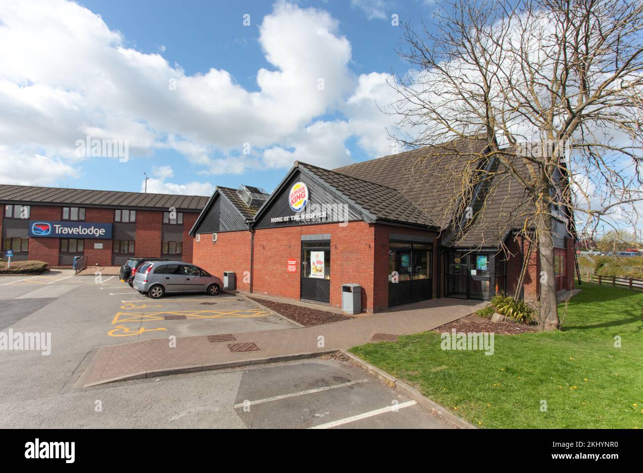 Travelodge/Burger King, Chesterfield Stock Photo - Alamy