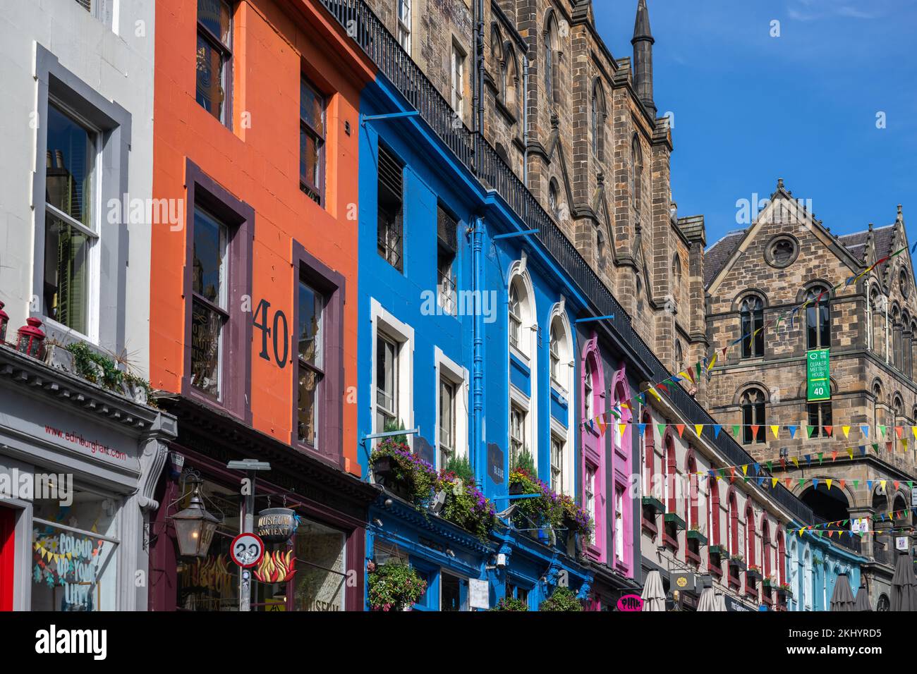 Thomas Hamilton's colourful, old flemish styled, Victoria Street leads ...
