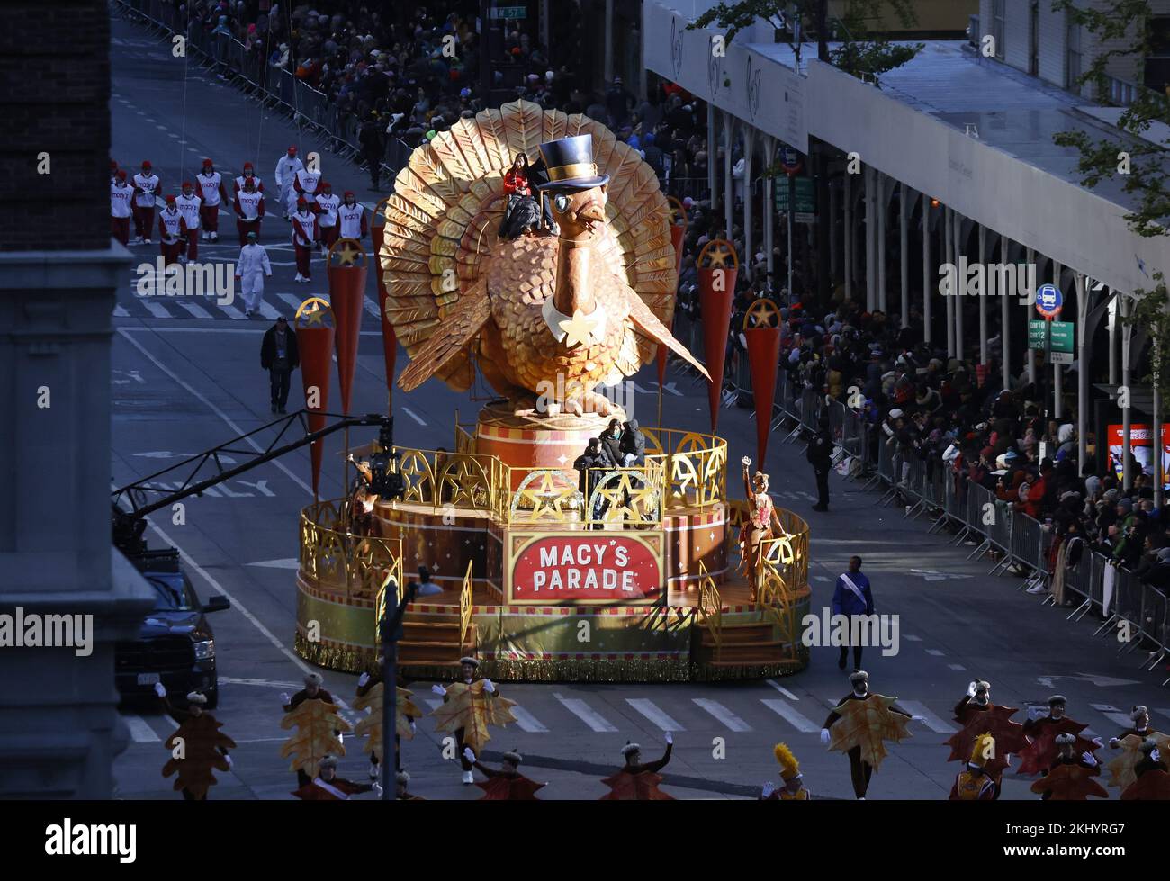 New York, United States. 24th Nov, 2022. The Thanksgiving Turkey float ...