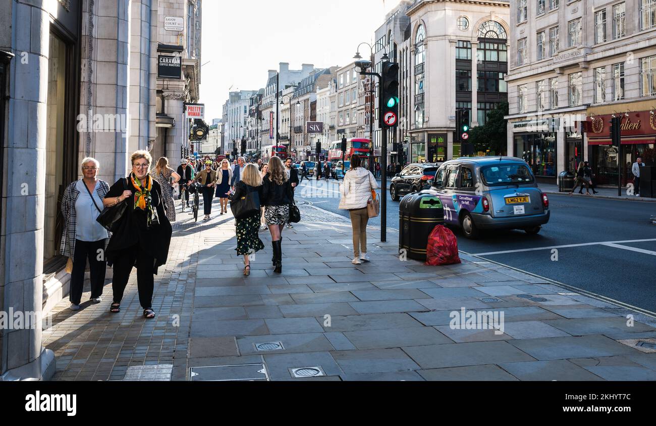 London, United Kingdom - September 17 2022: West End with Adelphi ...