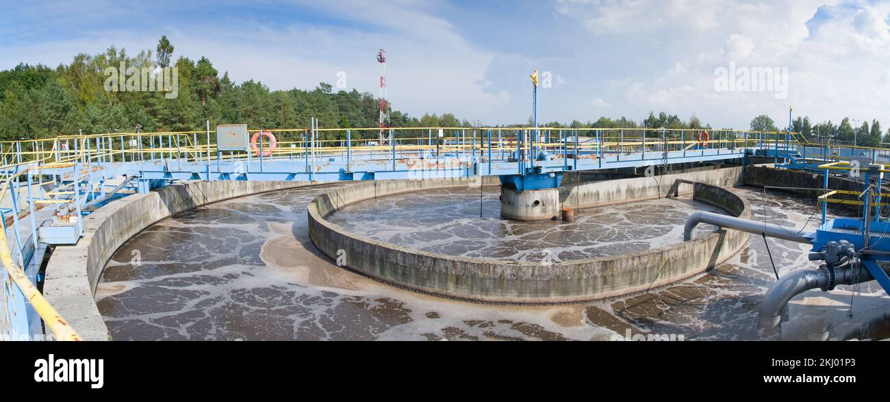 The Solid Contact Clarifier Tank type Sludge Recirculation process in ...
