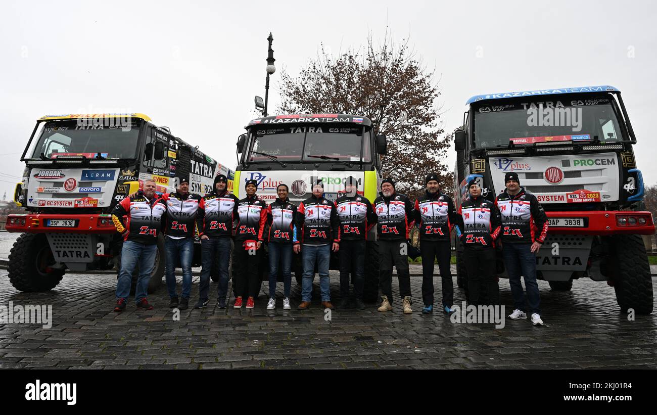 Ceremonial departure of racing specials of the Tatra Buggyra Racing ...