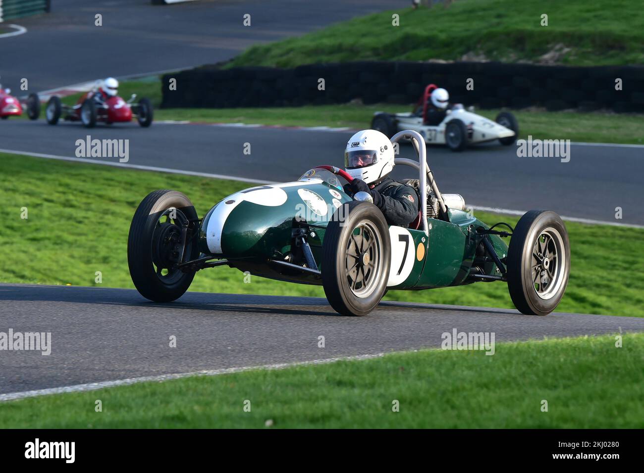 Nigel Challis, Cooper Mk 8, Formula 3 500s, F3 500cc Racing Cars, two fifteen minute races, with ...