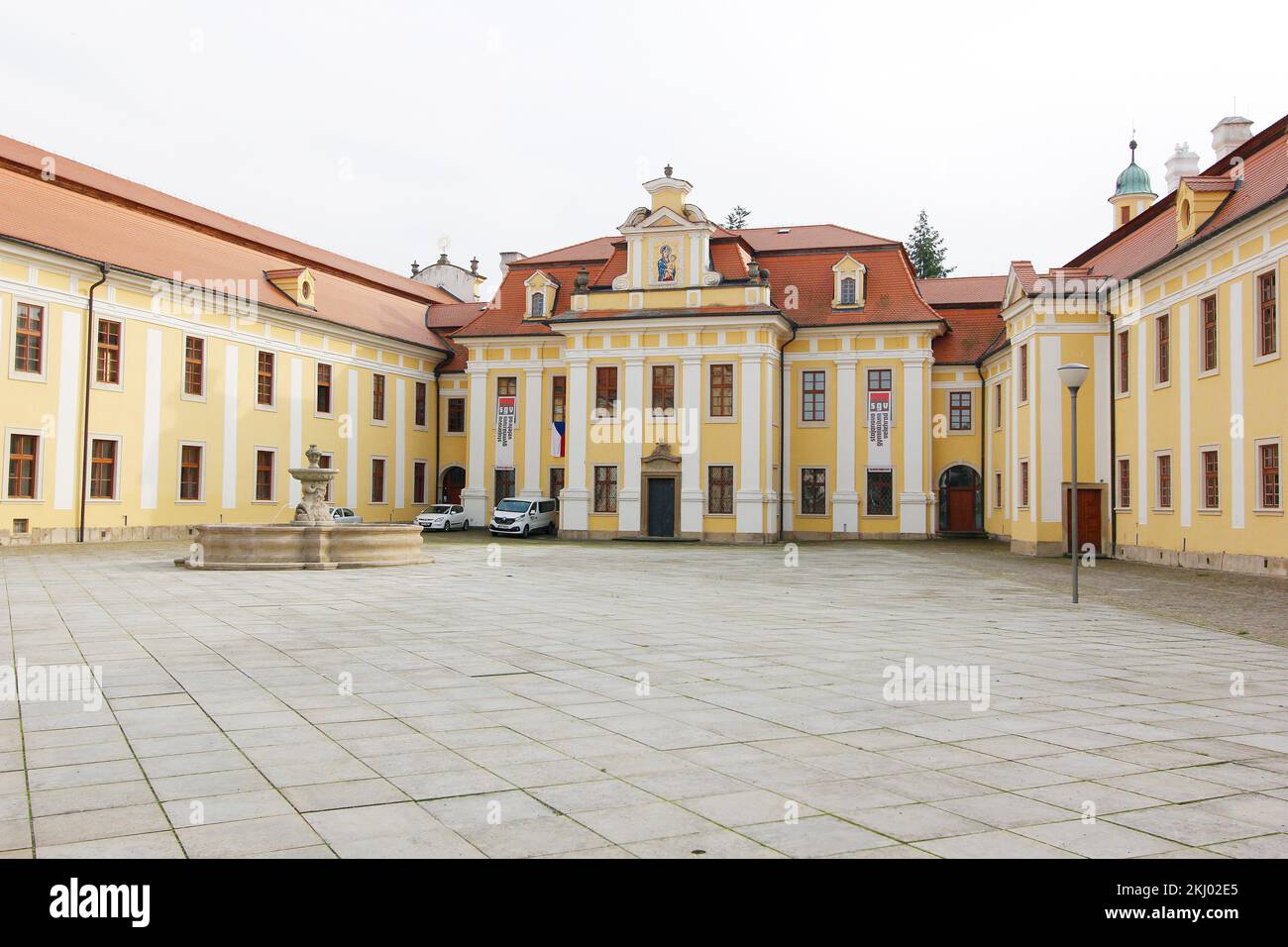 The Cistercian monastery with the Church of the Assumption of the ...