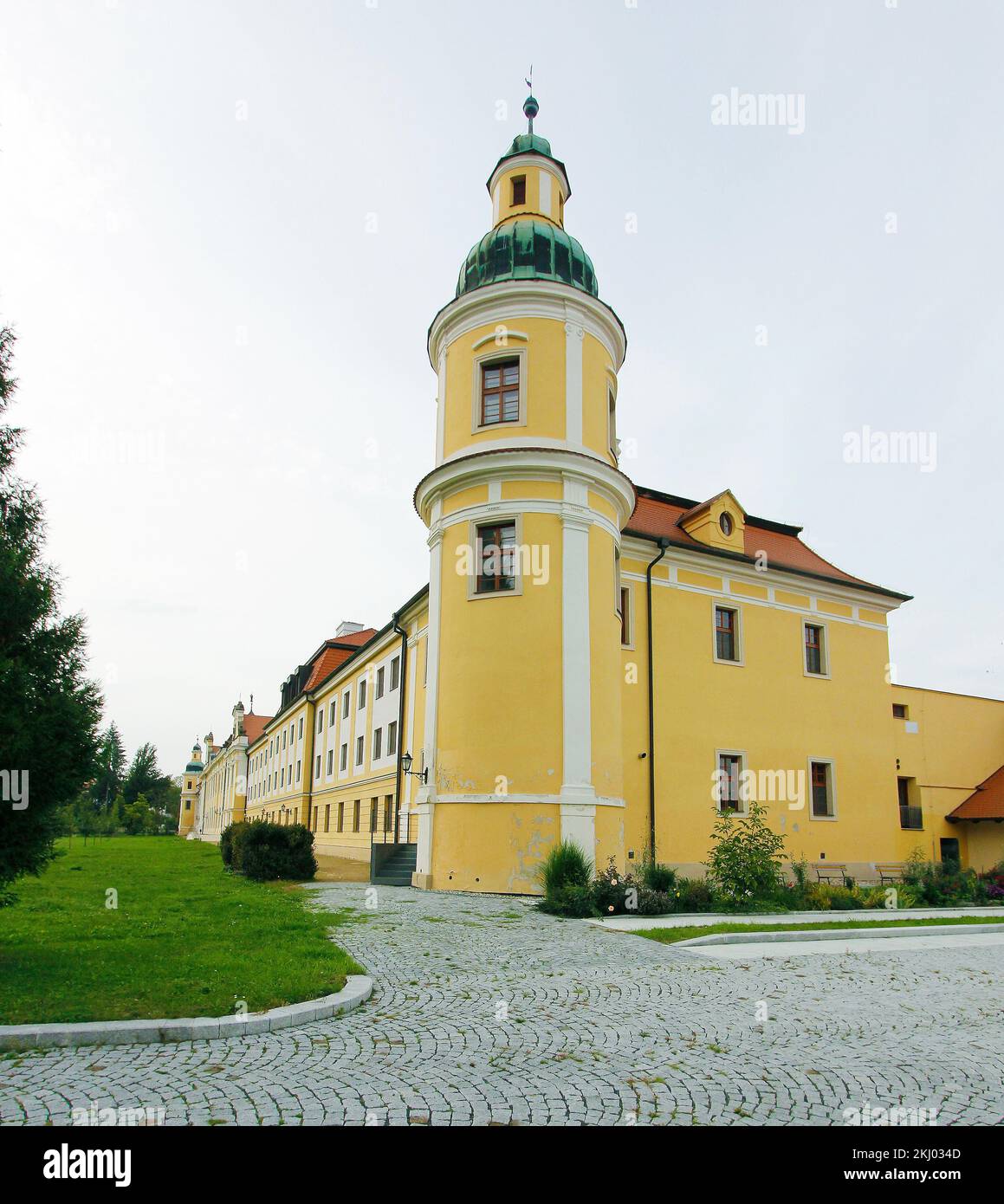 The Cistercian monastery with the Church of the Assumption of the ...