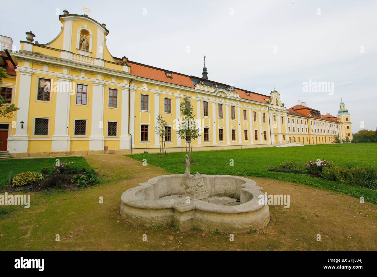 The Cistercian monastery with the Church of the Assumption of the ...