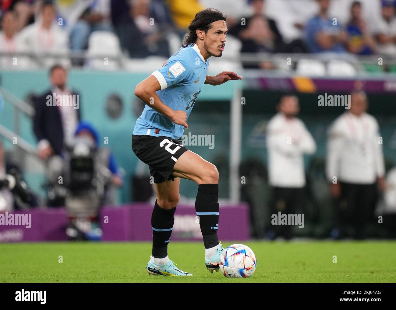 Rayan, Qatar. 23rd Nov, 2022. Edinson Cavani of Uruguay during the ...