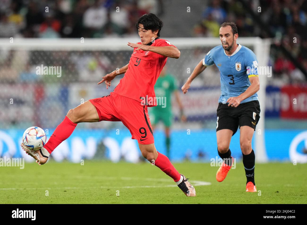 Rayan, Qatar. 23rd Nov, 2022. Cho Guesung of Korea Republic during the ...