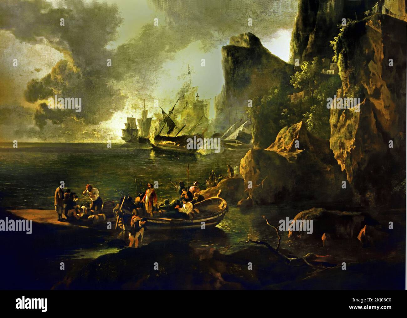 Shipwreck by Christiaensz Pynacker or Pijnacke, 1622 - 1673, Amsterdam ...