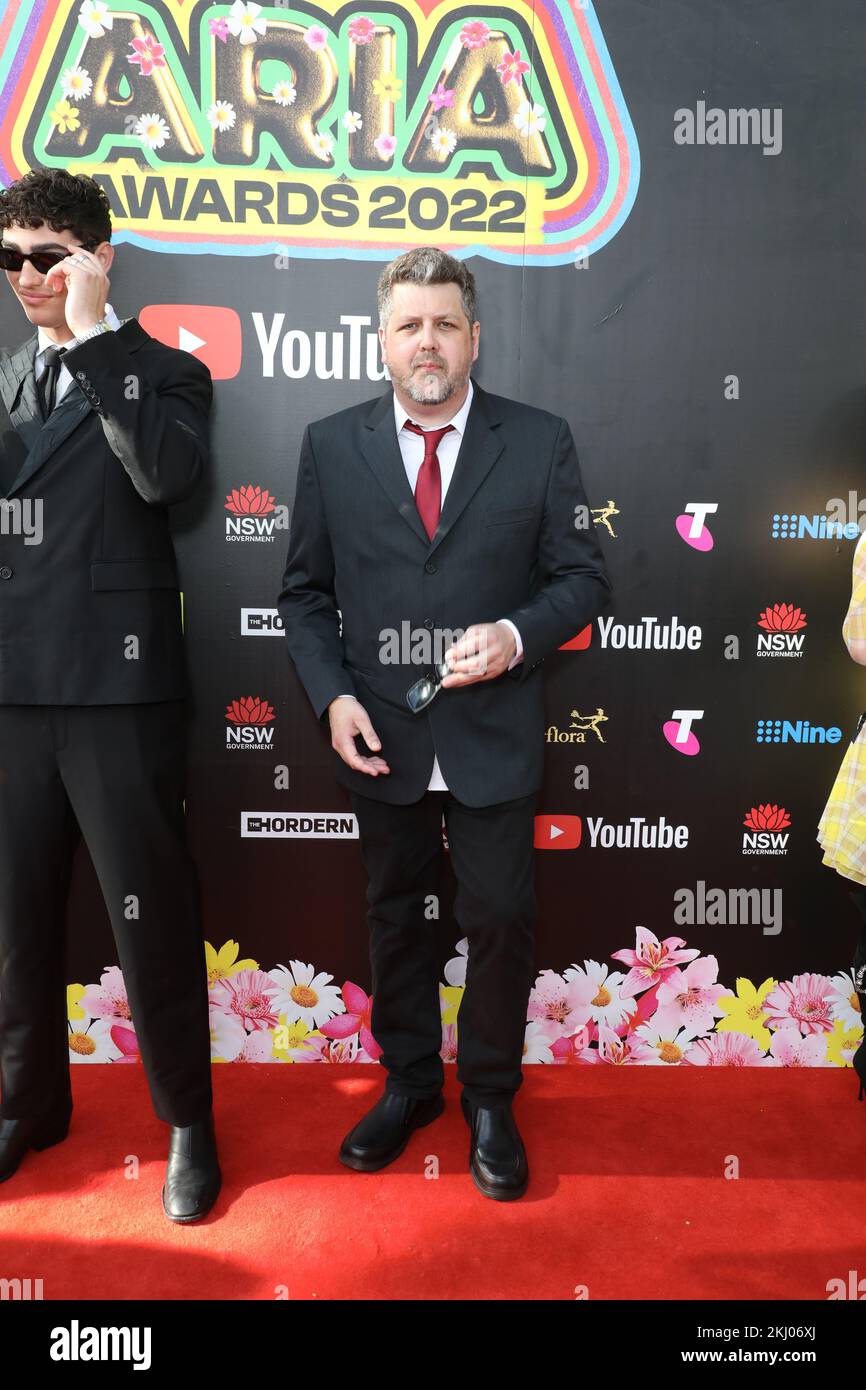 Sydney, Australia. 24th November 2022. Tbc arrives on the red carpet for the 2022 ARIA Awards at ...