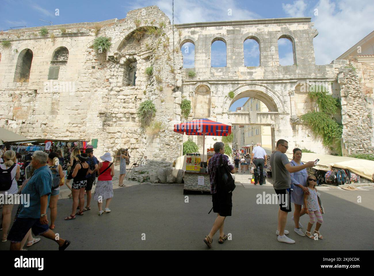 The Silver Gate in Split leads to Diocletian's Palace. (CTK Photo/Jan ...