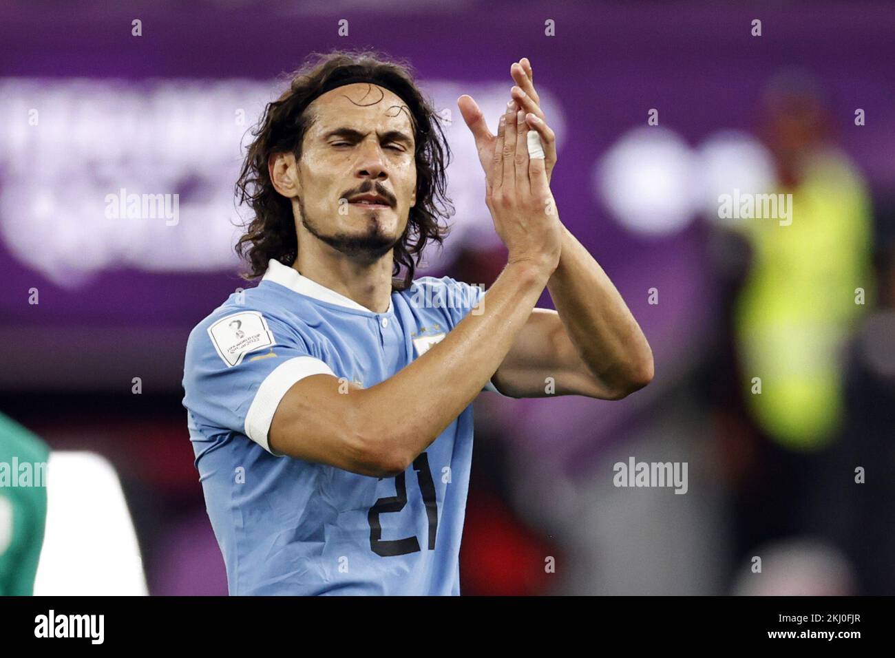 Doha, Qatar. 24th Nov, 2022. DOHA - Edinson Cavani of Uruguay during ...