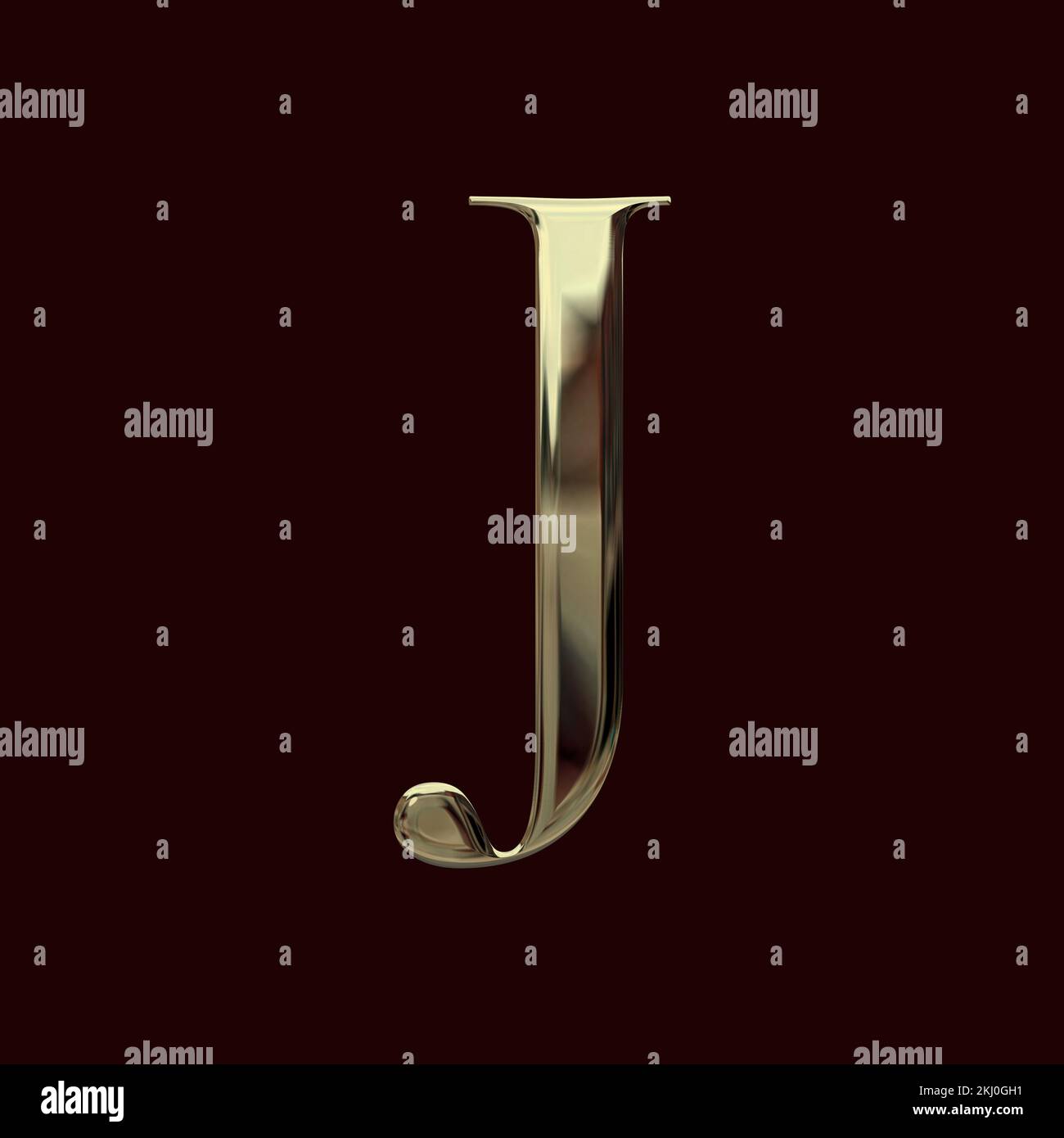 Golden letter j hi-res stock photography and images - Alamy