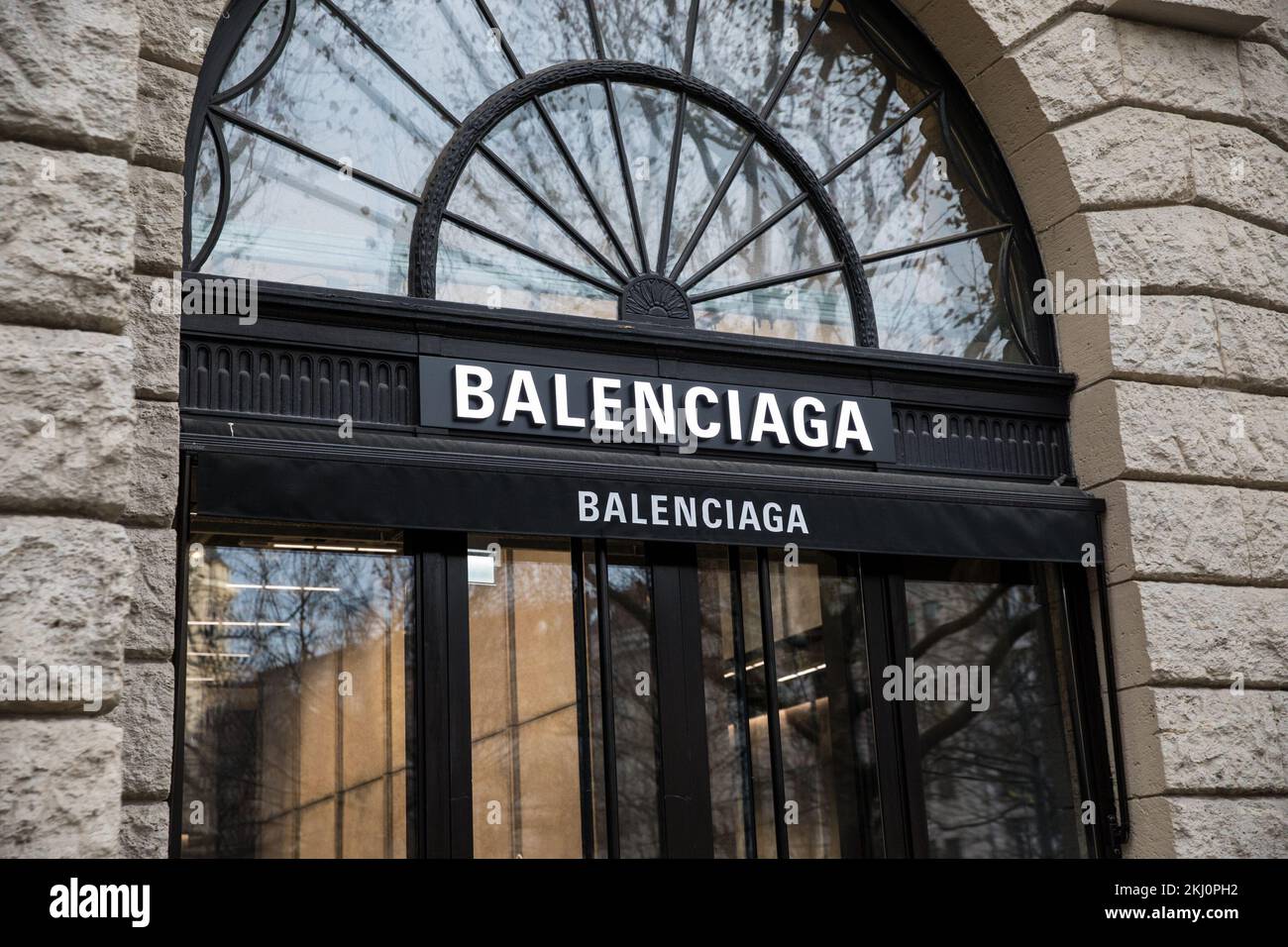 November 24, 2022, Berlin, Germany: Storefront of a Balenciaga store in ...