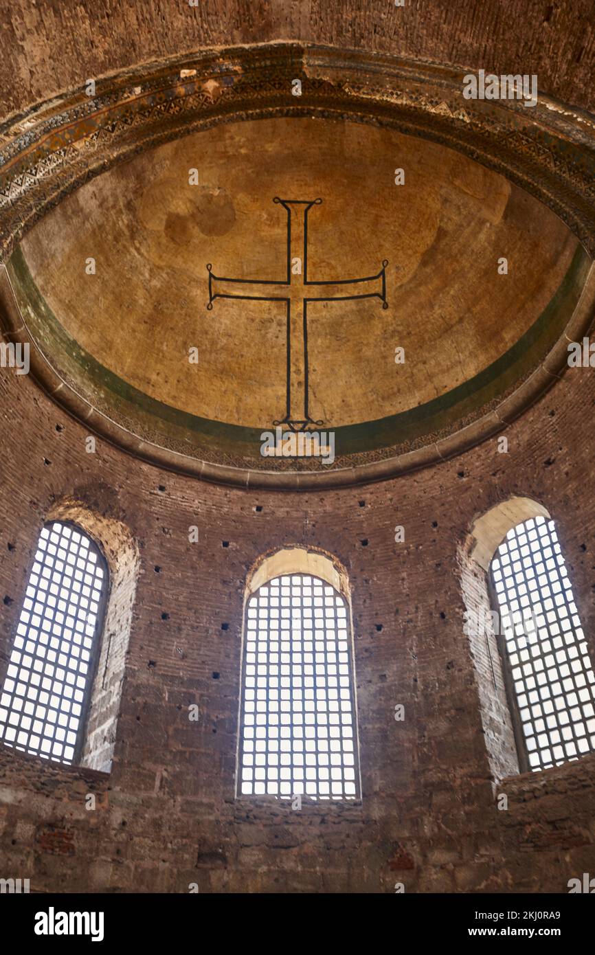 Byzantine church apse. Aya Irini. Topkapi palace. Istanbul, Turkey ...