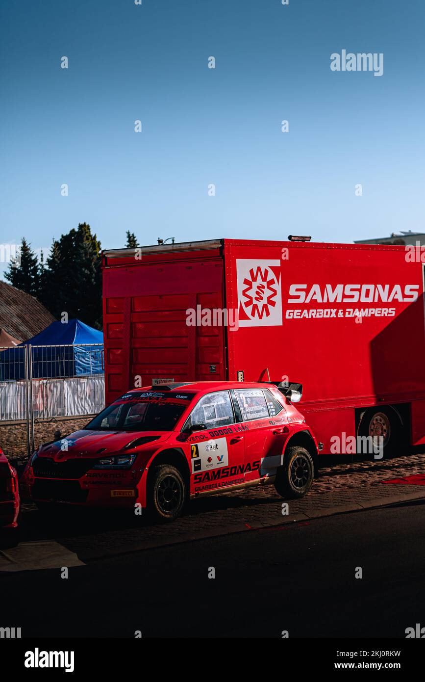 Rally Lithuania Rokiskis 2022 Stock Photo - Alamy