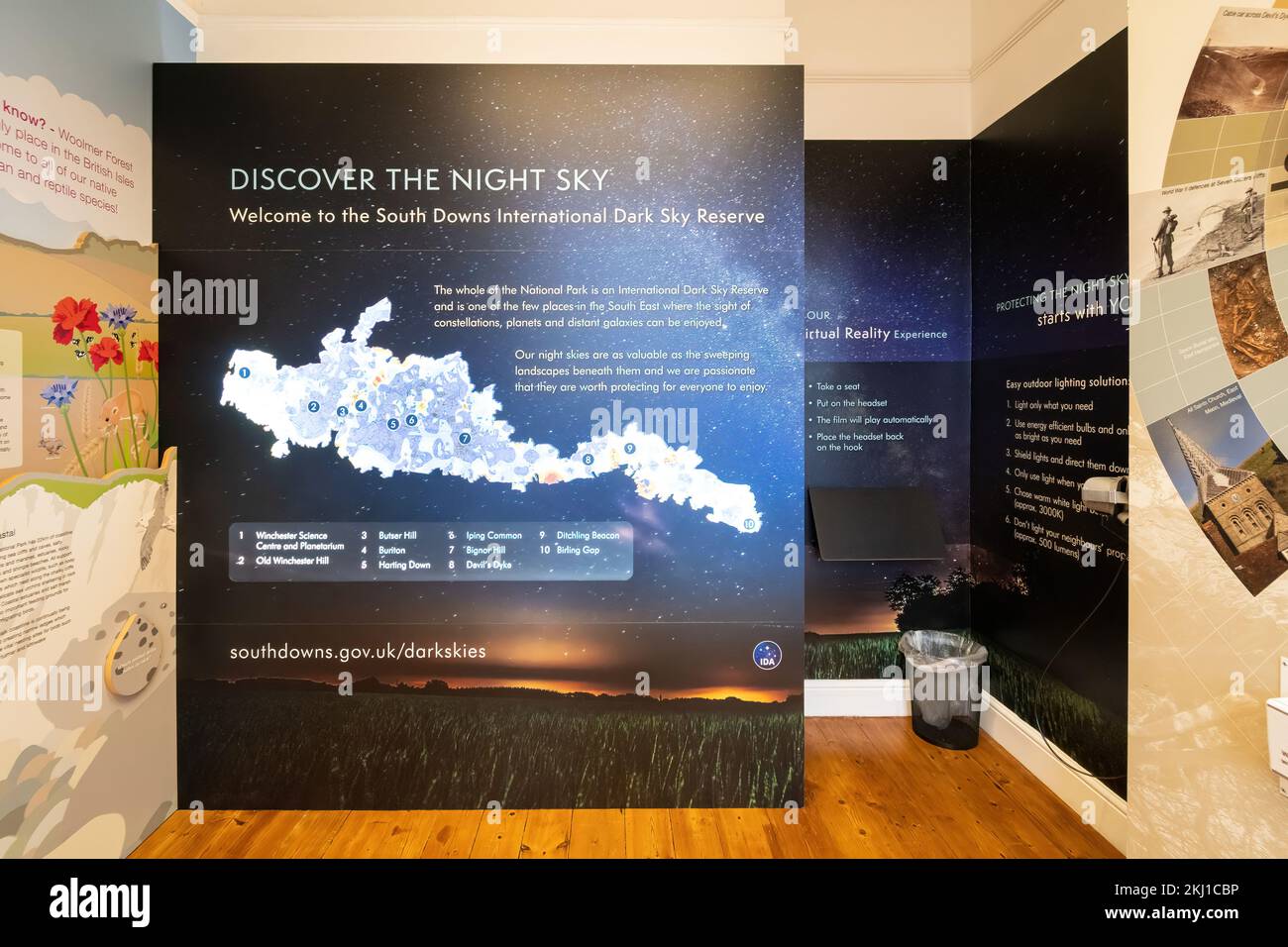 The South Downs Centre - exhibit in the National Park visitor centre in ...