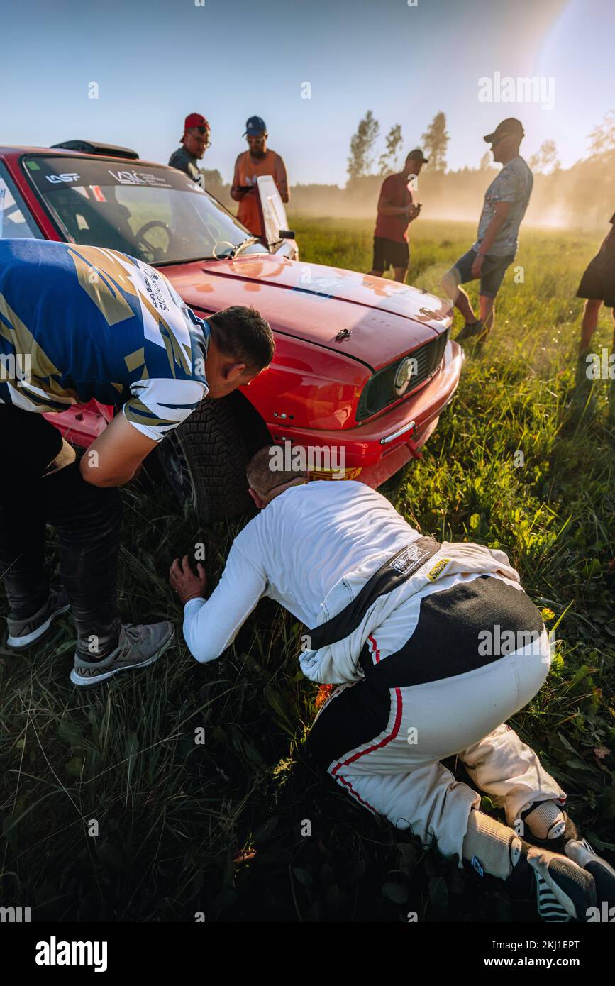 Rally Lithuania Rokiskis 2022 Stock Photo - Alamy