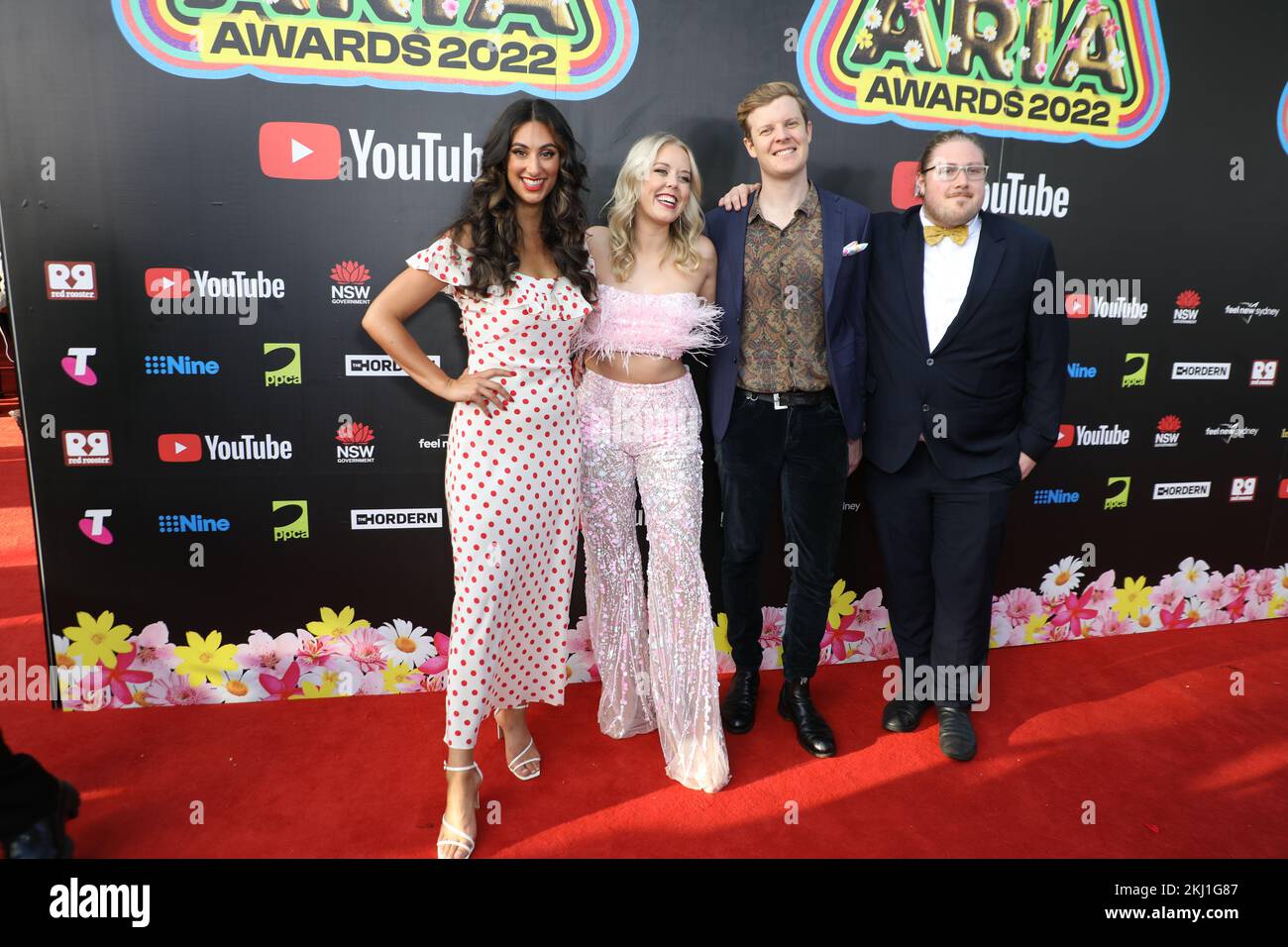 Sydney, Australia. 24th November 2022. Tbc arrives on the red carpet for the 2022 ARIA Awards at ...