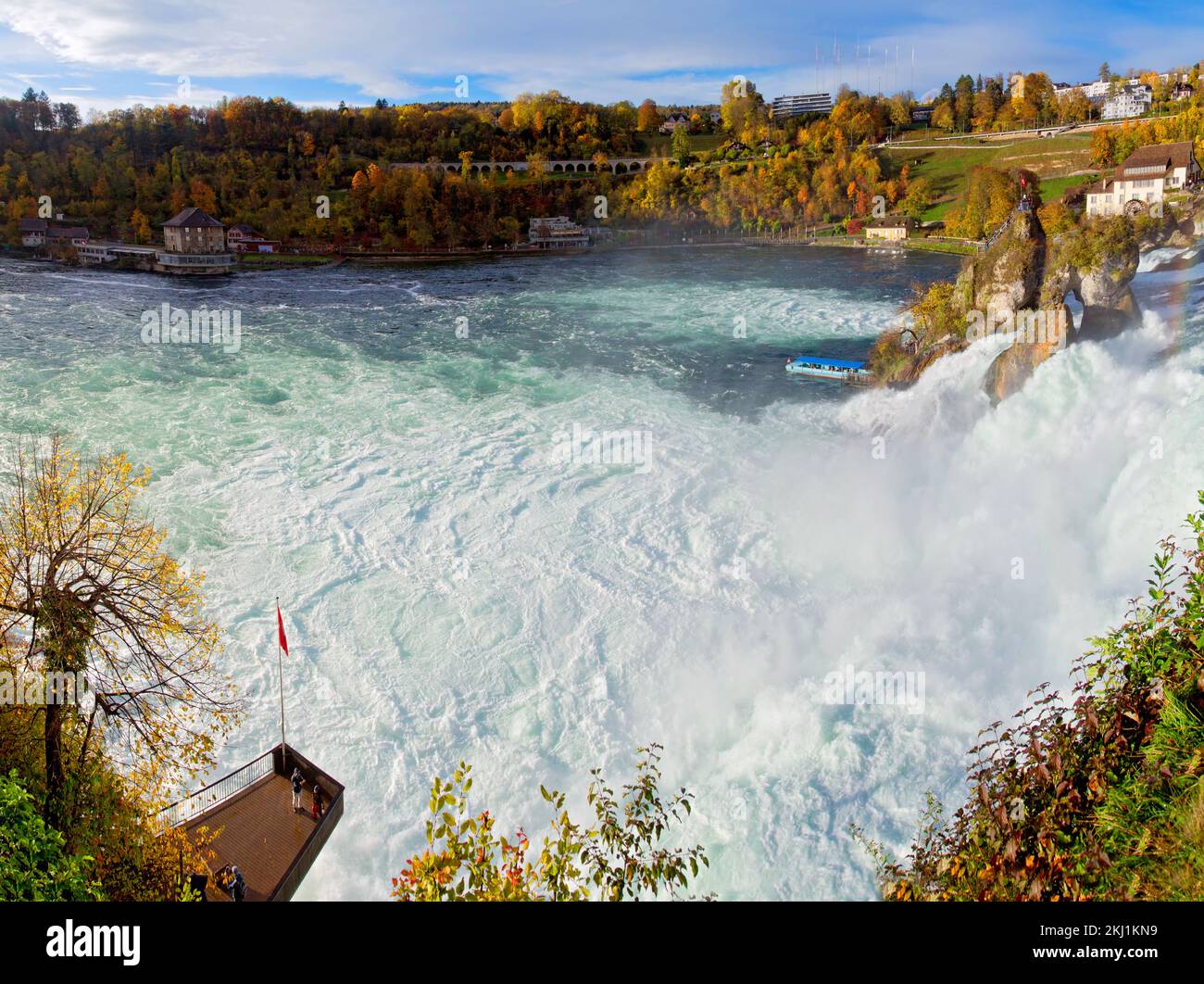 Aerial view rhein falls waterfall hi-res stock photography and images ...