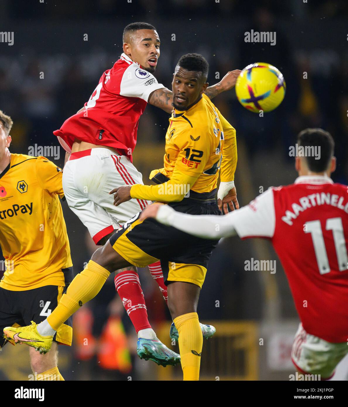 Gabriel jesus arsenal wolves hi-res stock photography and images - Alamy